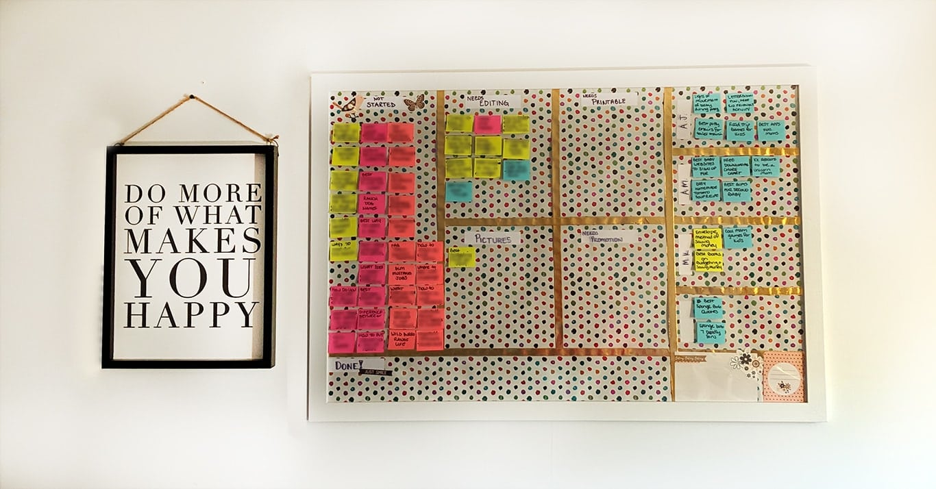 DIY $15 Kanban Board for Managing Your Blog - Hassle Free Savings