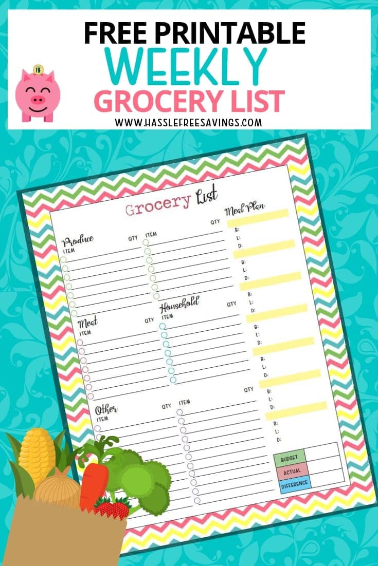 Simple Guide to Making a Weekly Grocery List for Two - Hassle Free Savings
