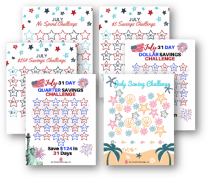 July Money Saving Challenges - Hassle Free Savings