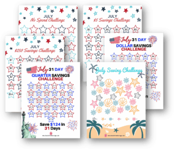 July Money Saving Challenges - Hassle Free Savings