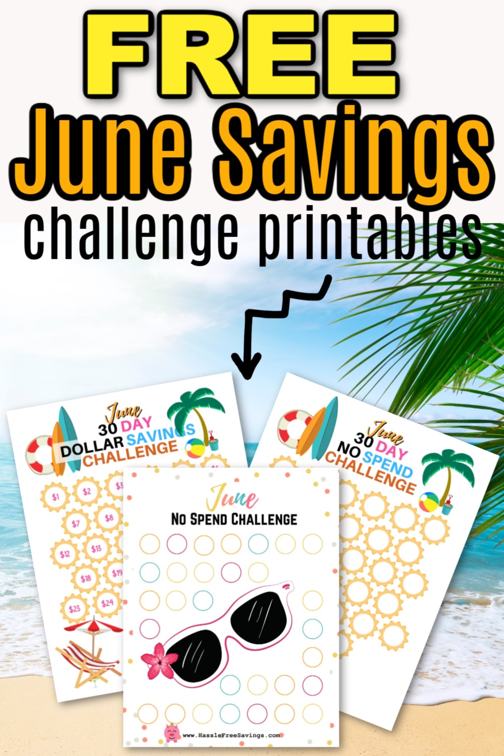 June Savings Challenges - Hassle Free Savings