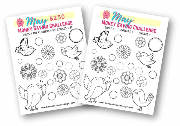 May Savings Challenges - Hassle Free Savings