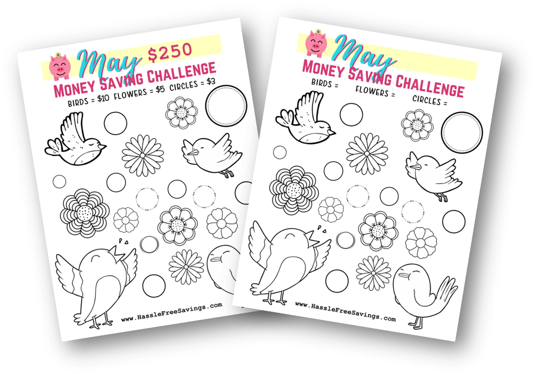 May Savings Challenges - Hassle Free Savings
