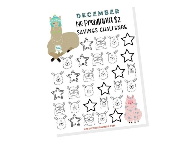 December Money Saving Challenges - Hassle Free Savings