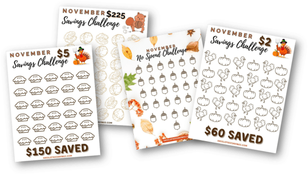 December Money Saving Challenges - Hassle Free Savings